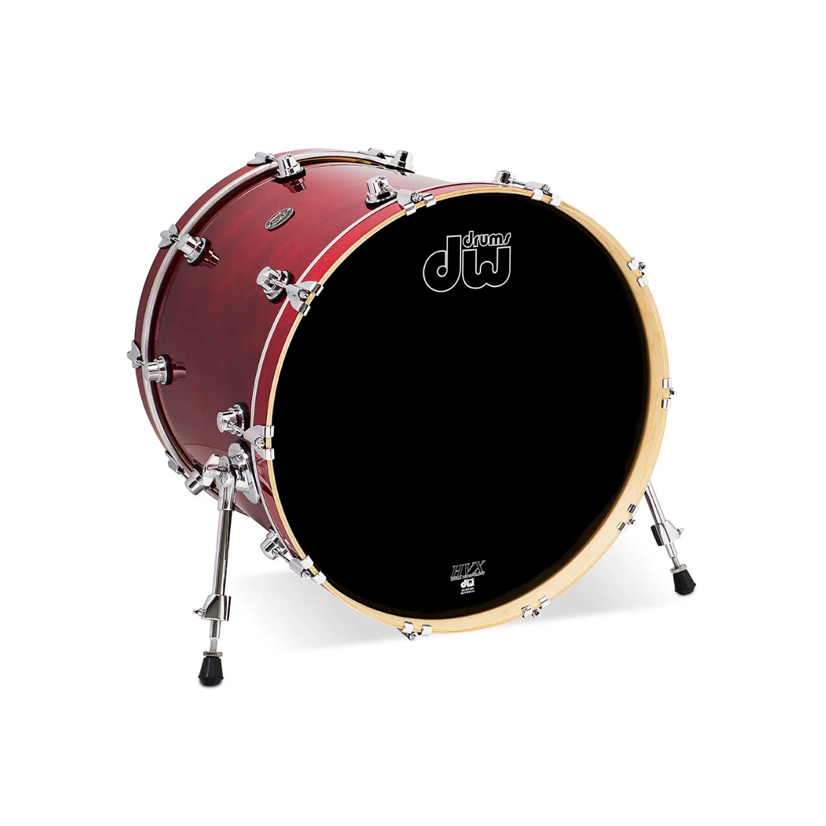 DW Performance Bombo 22x18 Cherry Stain - Percusion Banda/Calle Bombos ...